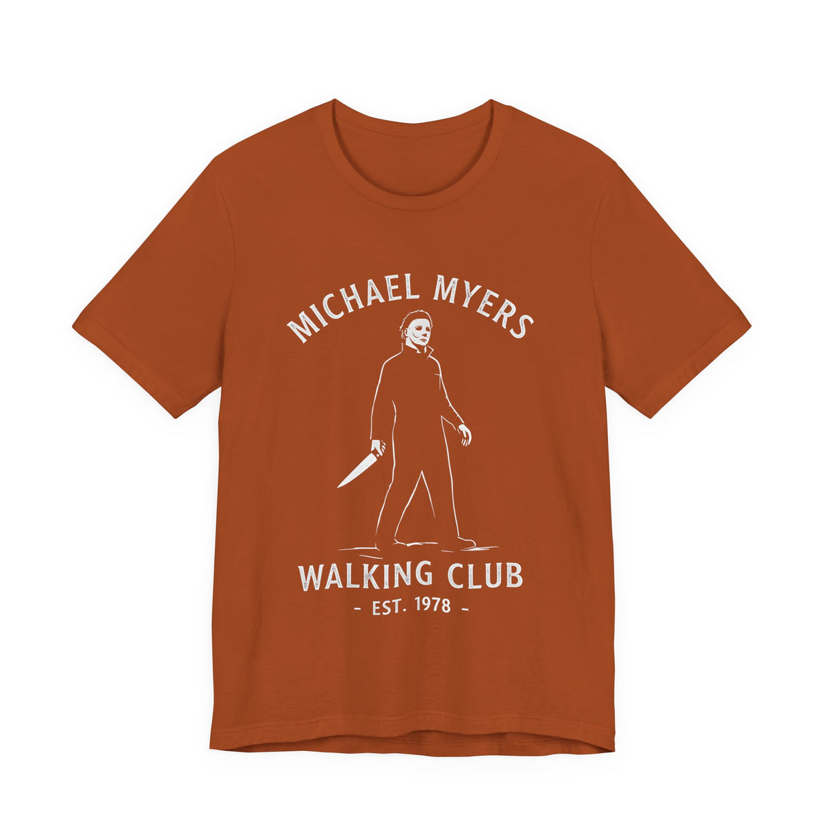 Michael Myers Walking Club - Horror Humor Tee (Unisex) – Hashtag Vizewls