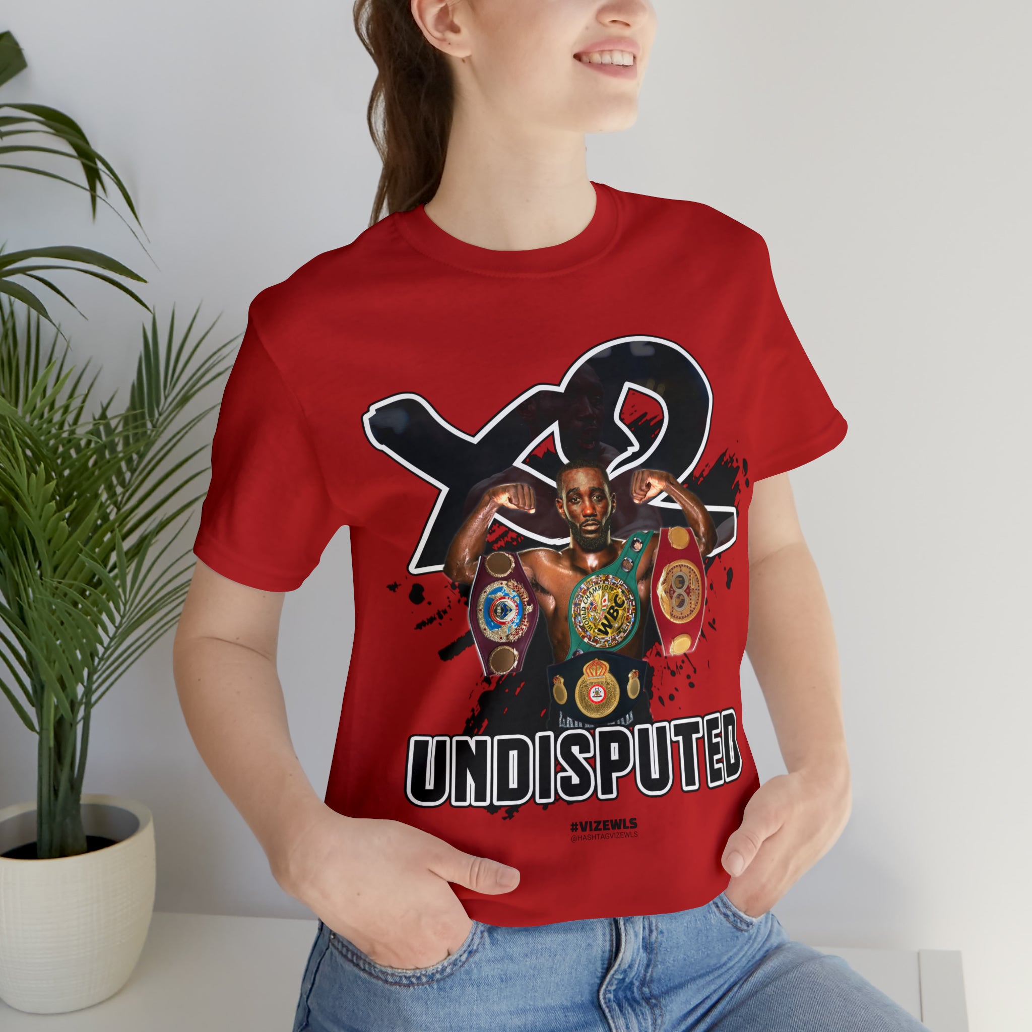 Terence Bud Crawford - 2x Undisputed T-Shirt – Hashtag Vizewls