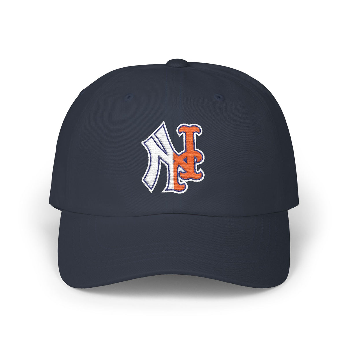 NY Yankees Mets Split Baseball Dad Cap – Hashtag Vizewls